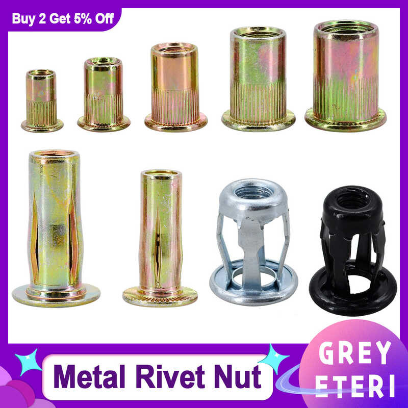 M3 M4 M5 M6 M8 M10 M12 Expansion Metal Rivet Nuts Petal Shape Insert ...