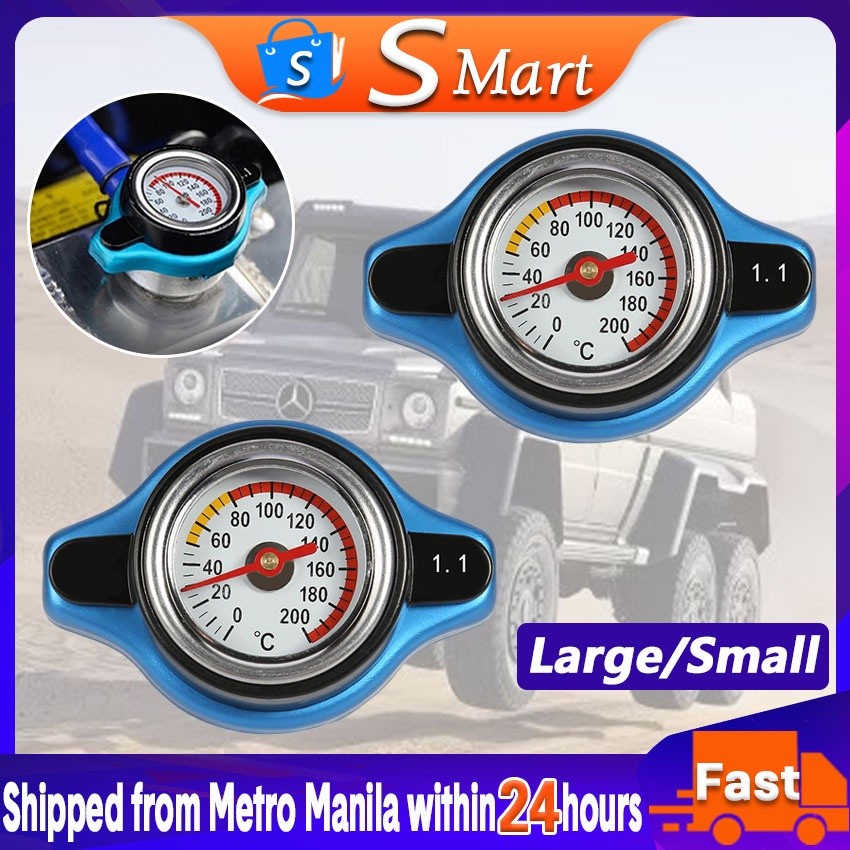 D1 Universal Car Motorcycle Radiator Cap 1 1 Water Temperature Meter ...