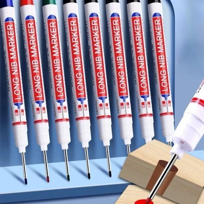 Multi-purpose Tricolor Long Head Quick Drying Markers - Deep Hole ...