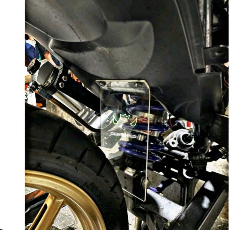 Cover Mica Acrylic Rear Shock Protector MX KING MX 150 NEW MX 135 ...