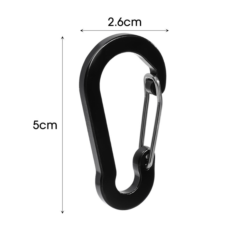 Mountaineering buckle with lock - Aluminum Alloy Carabiner ...