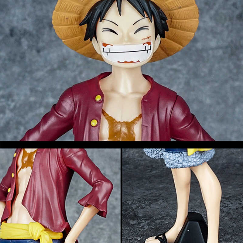 A7 Hot 27Cm One Piece Anime Figure Confident Smiley Luffy Three Form ...