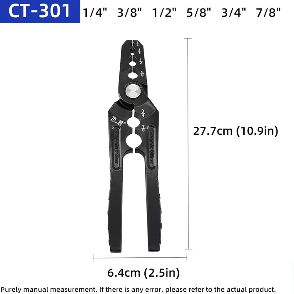 Copper Tube Rounder Flat Tube Repairer Pliers Refrigeration Tool Copper ...