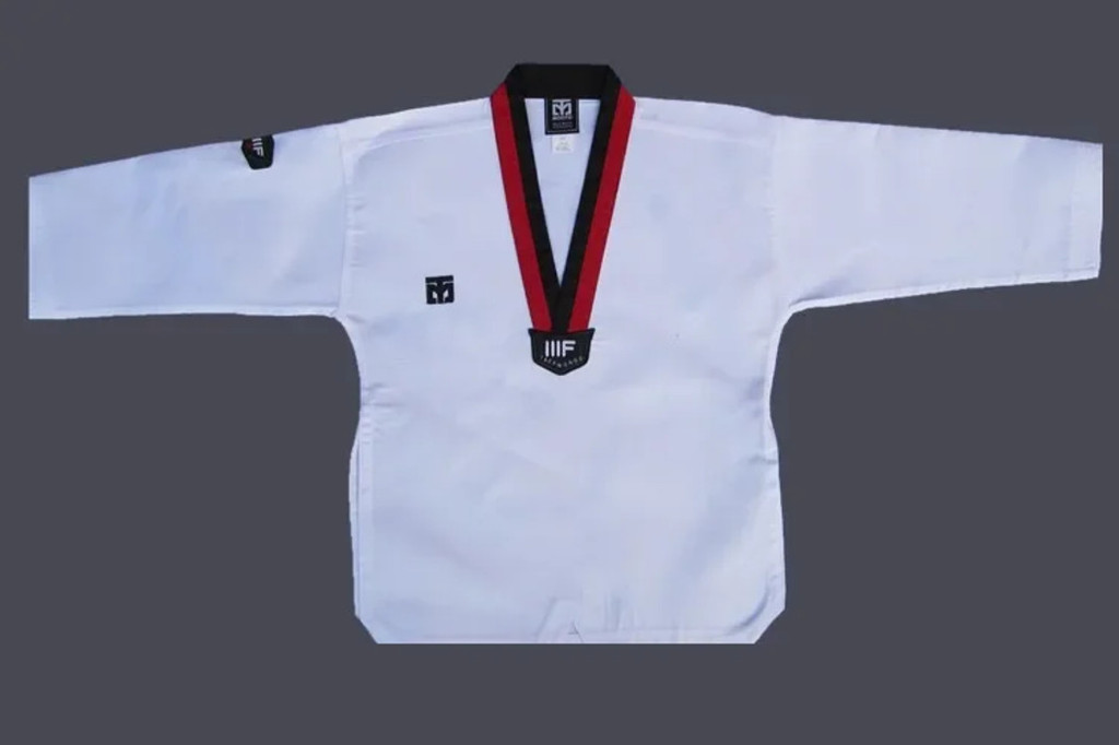 HOT Beginners 3C Mooto Dobok Clothes Child Adult V-Neck Taekwondo Suit ...