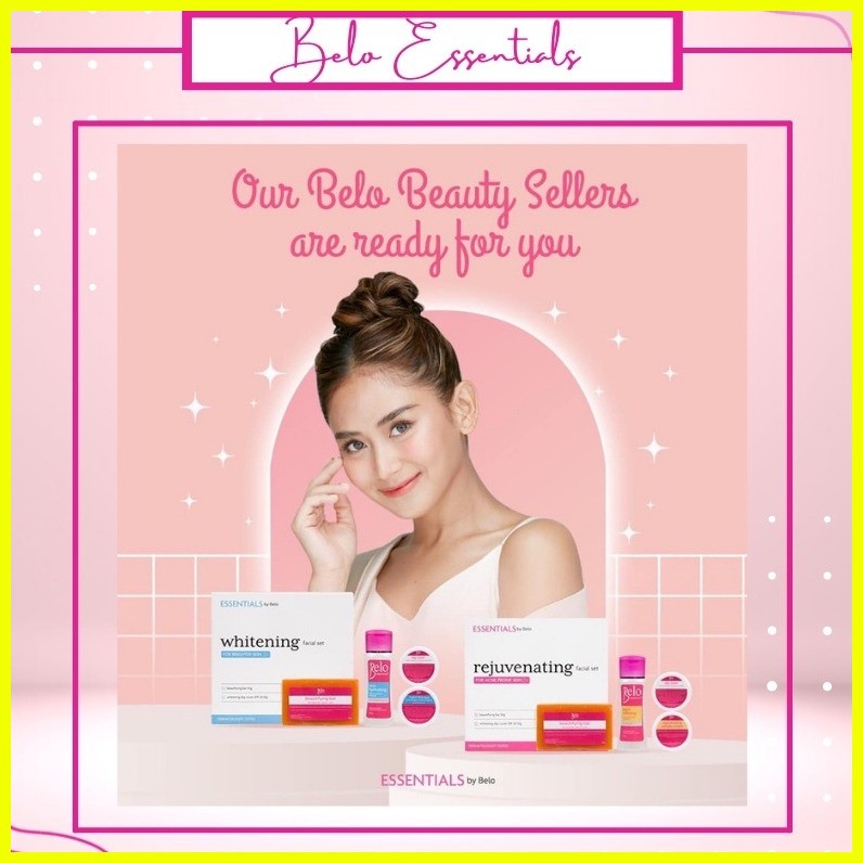 ♣ ☜ Essentials By Belo (Rejuvinating Facial Set / Whitening Facial Set ...
