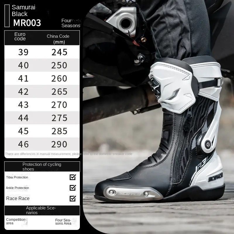 Scoyco Saiyu Motorcycle Cycling Boots Shock-resistant Shoes Rider Road ...
