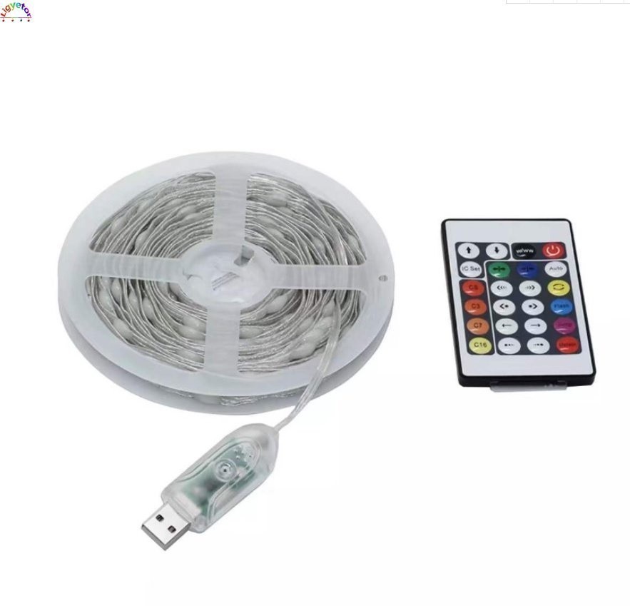 USB Smart APP Light RGB Strip Remote Bluetooth Music Marquee Flowing ...