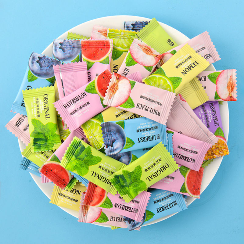 Qinjin Sea Salt Sugar-free Mints Fresh Breath Portable Fruit-flavored ...