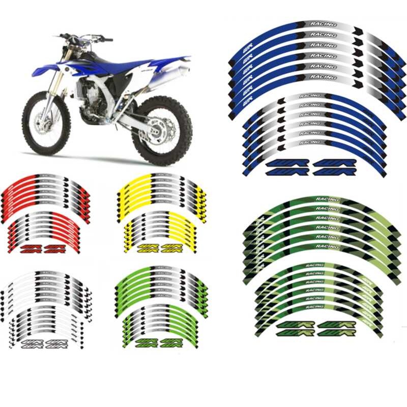 "18 "21 RIM WHEEL STRIPES STICKERS TAPE DECAL FOR YAMAHA WR Wr250r ...