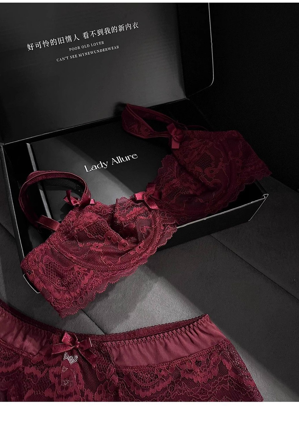 New Style Sexy Lace Underwear Women's Suit Summer Steel Ring Bra ...