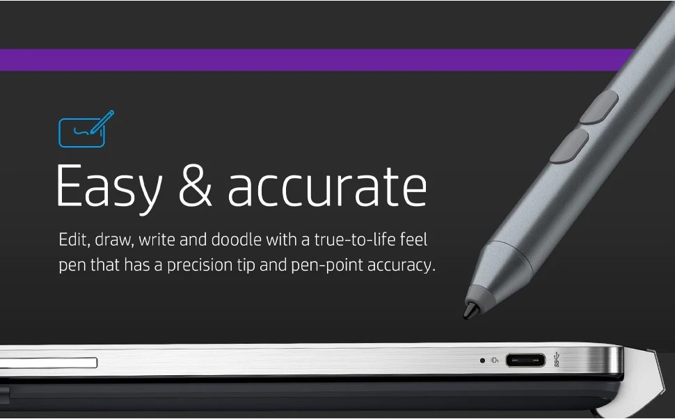 Genuine Digital Stylus Pen for HP Envy x360 Pavilion x360 Spectre x360 ...