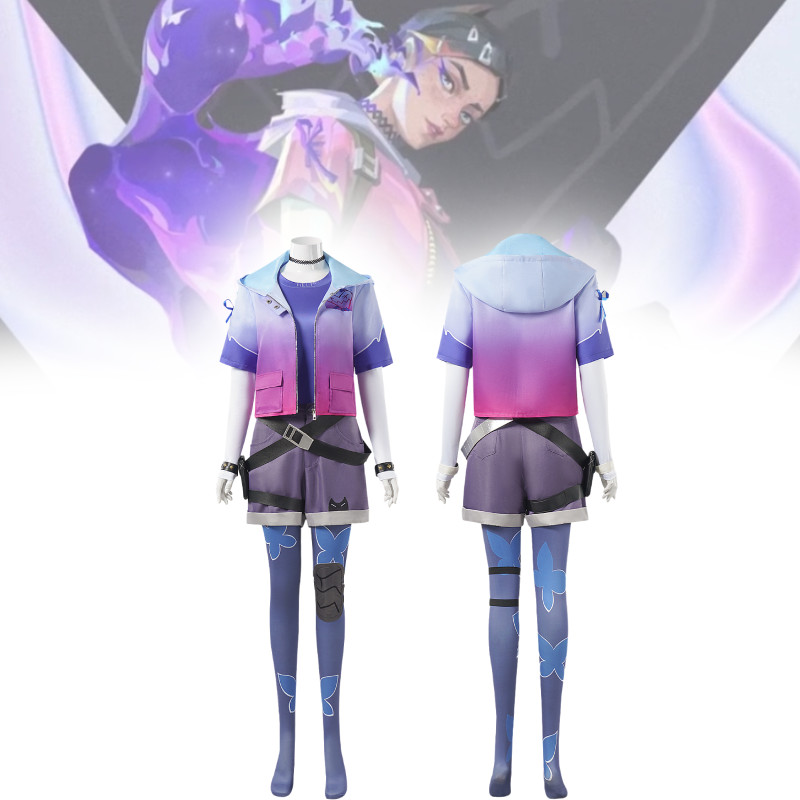 Unisex Clove Versatile Cosplay Costume For Valorant Game Featuring ...