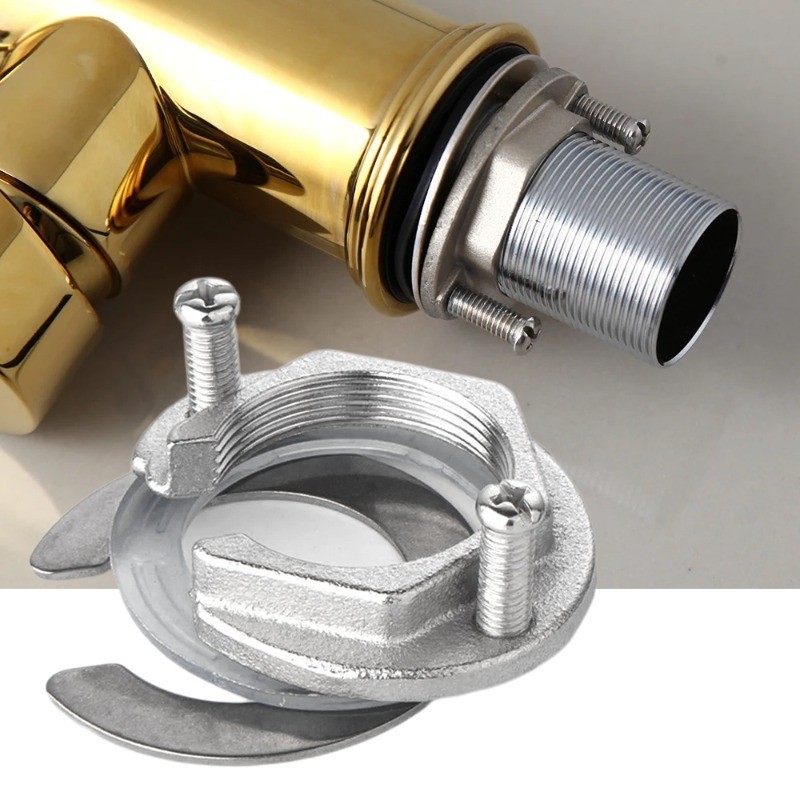 3-1Sets Faucet Anti-loosing Nut Cap Tap - C Type Faucet Fixing Fitting ...