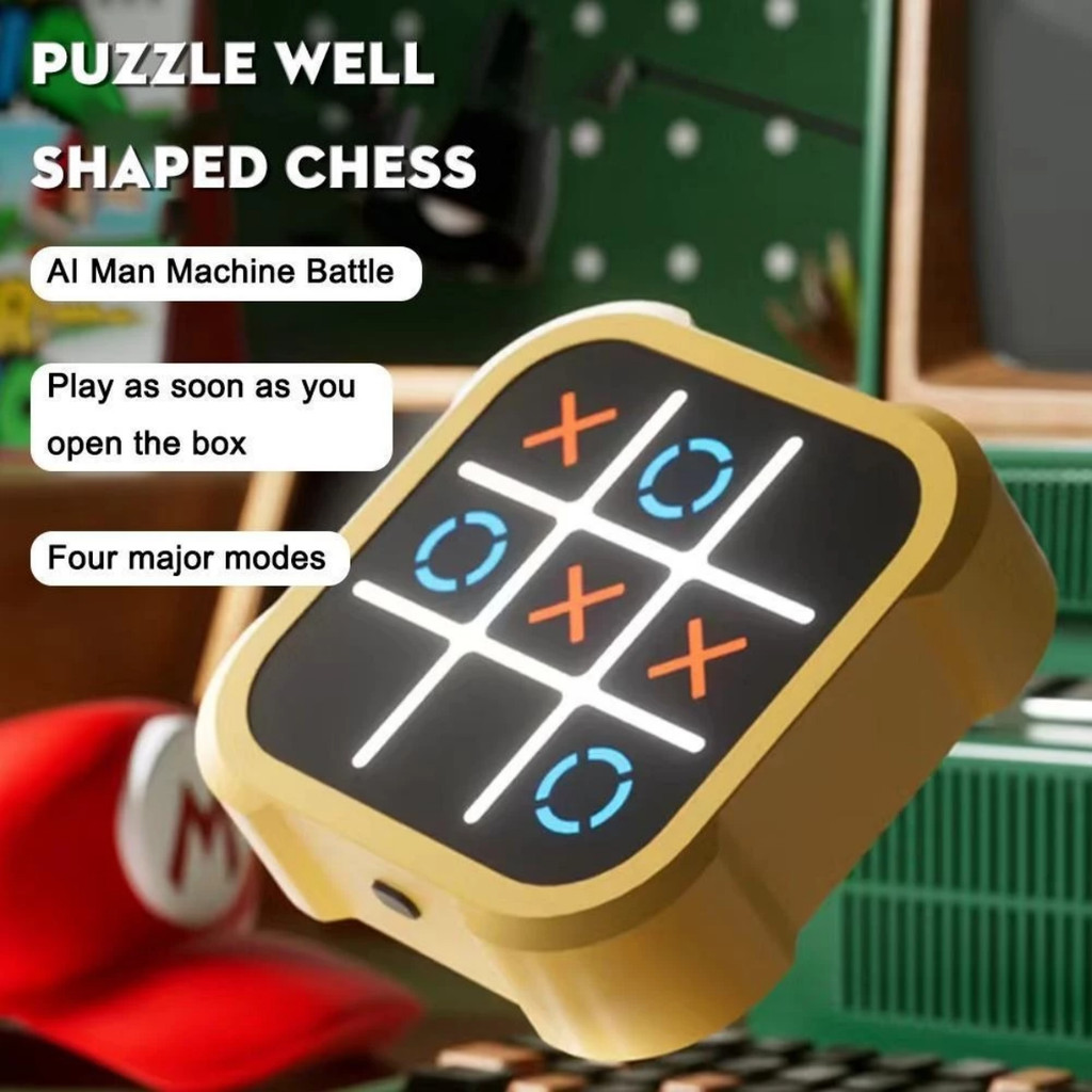 Electronic Educational Toy Tic Tac Toe Board Game 3in1 Two Player ...