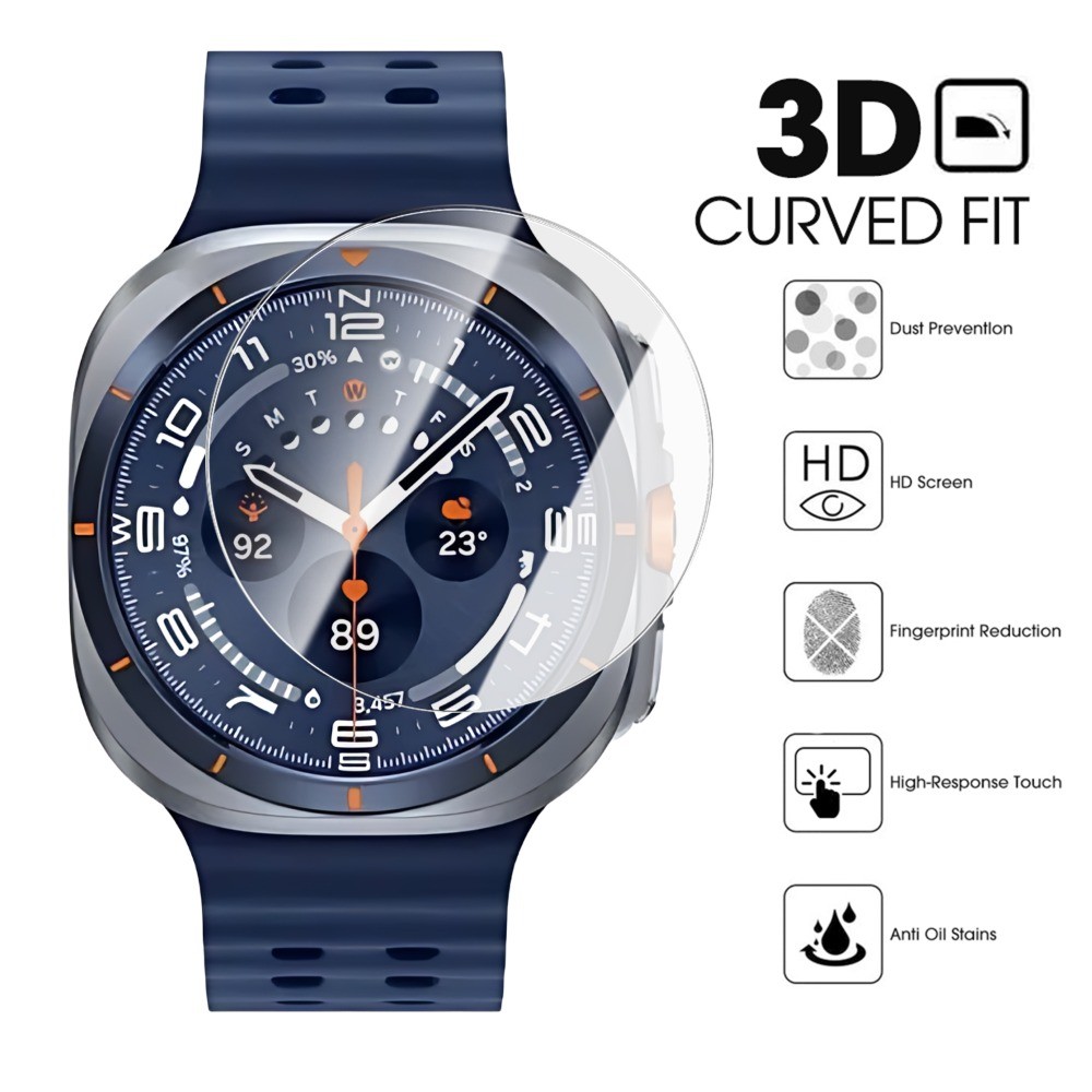 HD Transparent Anti-Fingerprints Watch Screen Positioning Film for ...