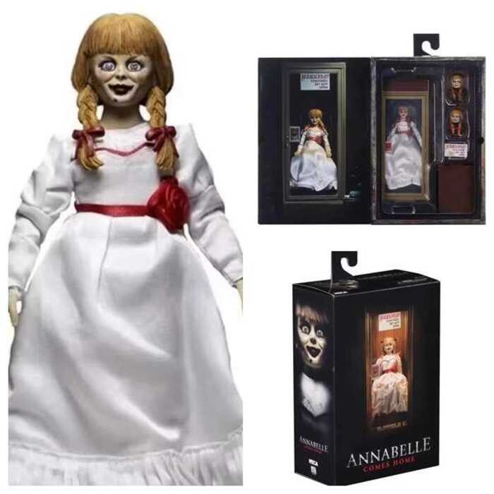Domestic Horror Movie Series Annabelle Doll Real Clothes Joint Movable ...