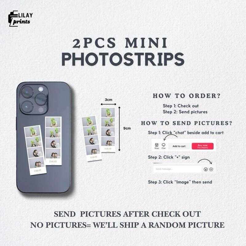 2 PCS MINI SIZE Photo Strips (Read Product Description) Mini ...