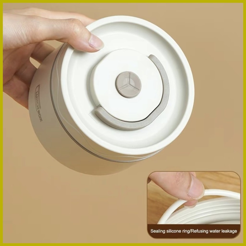 Stainless Steel Insulated Lunch Box 2100/1500/1050/600/450ml Microwave Heated Student Portabl ...