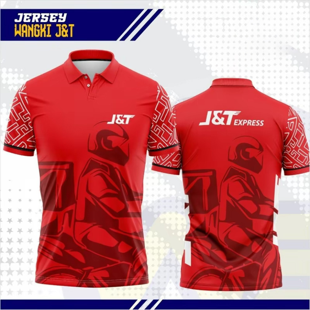 J&T Express JNT Short Sleeve POLO for Delivery Workers Breathable ...