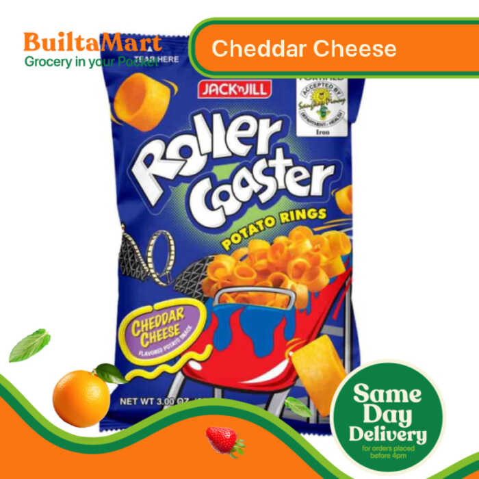 Jack 'N Jill Roller Coaster Cheddar Cheese Potato Rings (85G) D60 Acb ...