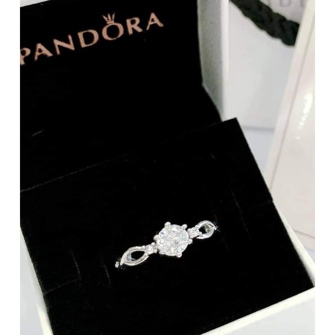 Pandora Infinity Promise Ring with Box (Adjustable) with Earrings Rings ...