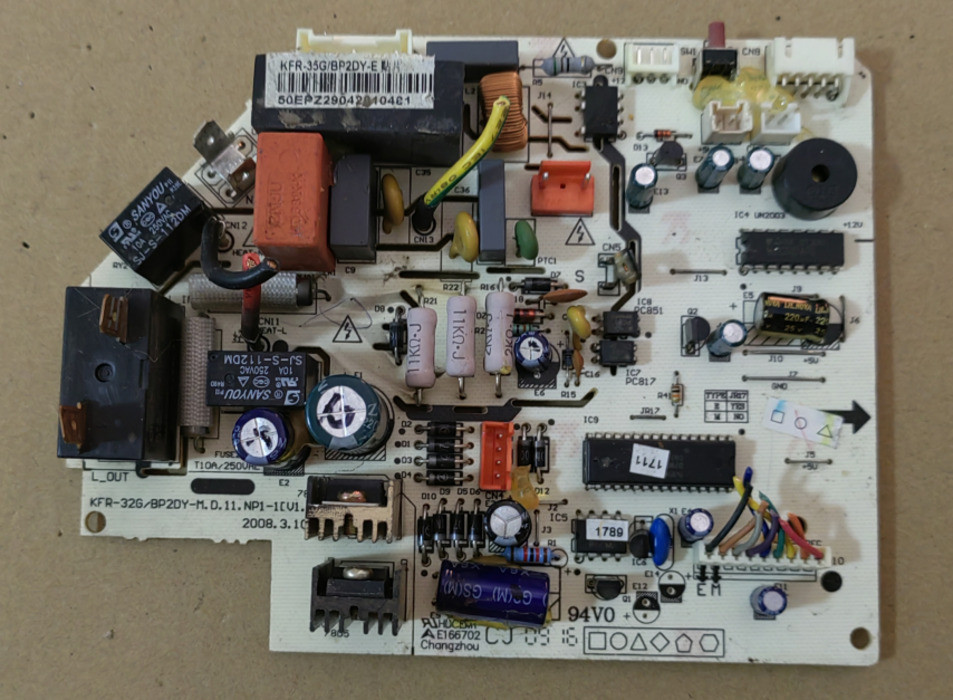 Midea Inverter Air Conditioner Indoor Unit Main Board KFR-35G/BP2DY-E ...