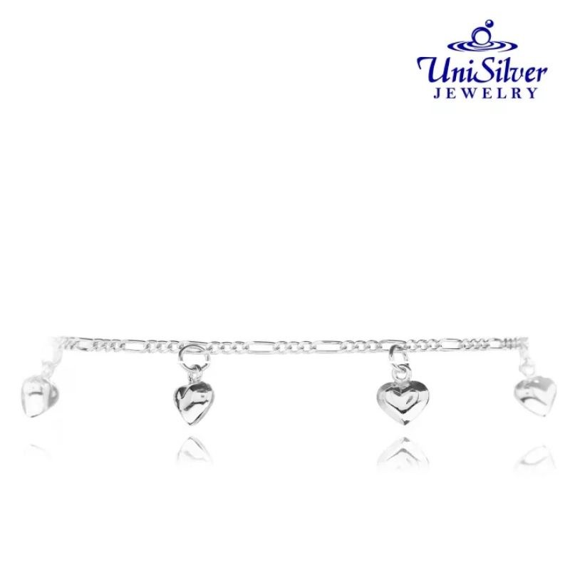 Unisilver 925 Sterling Silver Bracelet (LB1348-1075) | Shopee Philippines