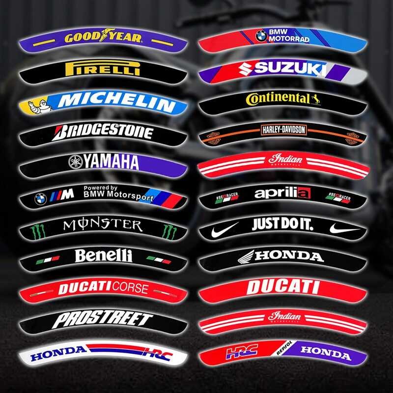 Suitable for Motorcycle Car Tire Stickers Hot Melt Stickers Vulcanized ...