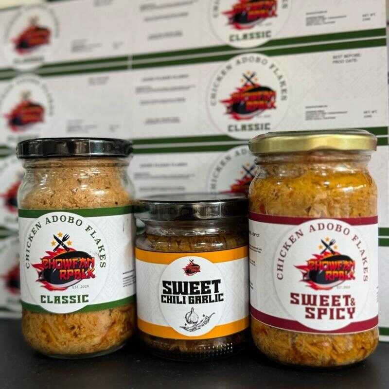 TRIO BUNDLE (Adobo Flakes Classic, Adobo Spicy & Chili Garlic) | Shopee ...