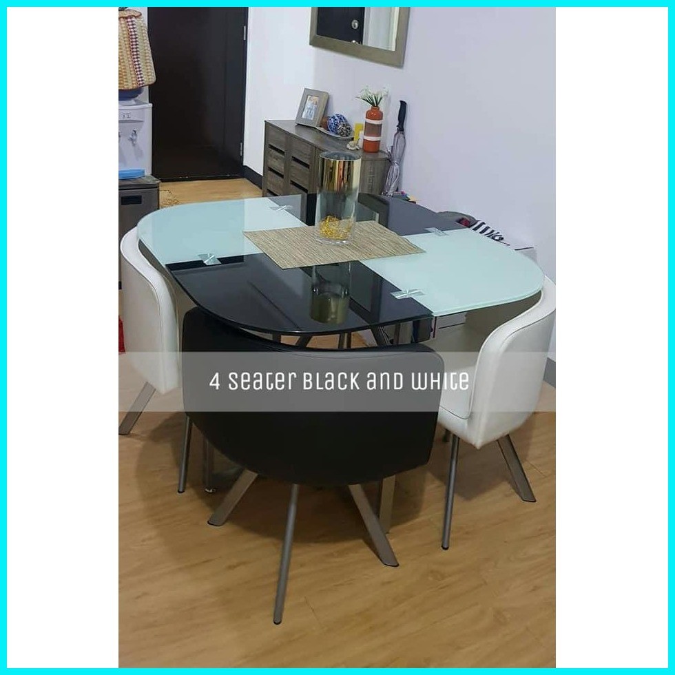 4 seater modern dining set | Shopee Philippines