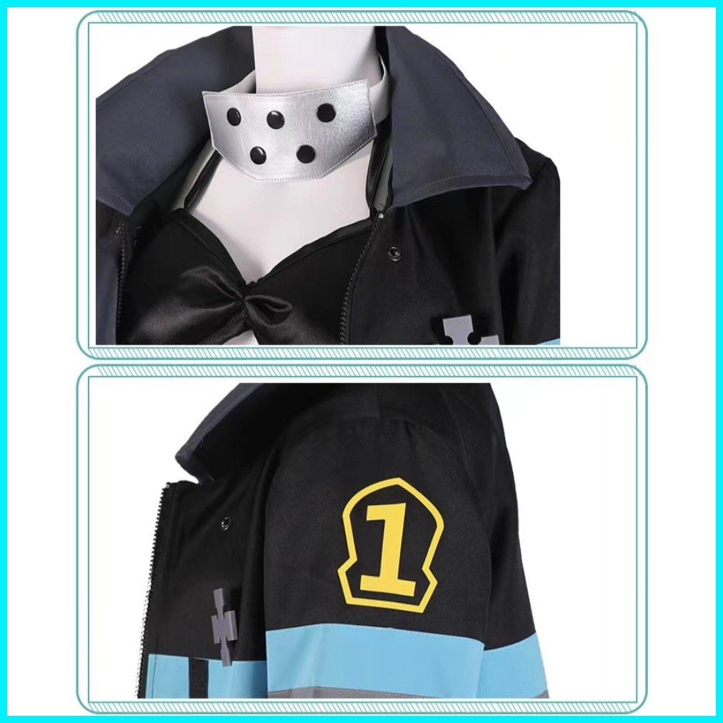 Fire Force cosplay costume Kotatsu Tamaki cosplay Set and wig 1st ...