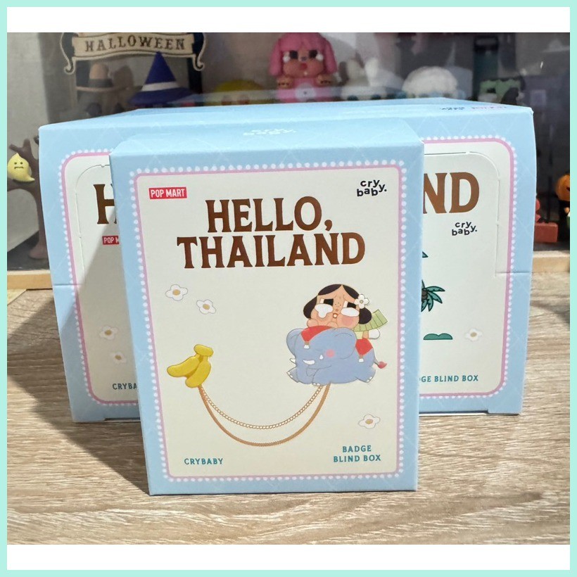 Crybaby Hello Thailand Badge Blind box POP MART | Shopee Philippines