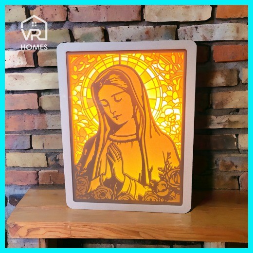 Virgin Mary (Mama Mary Religious Decoration and Lamp) | Shopee Philippines