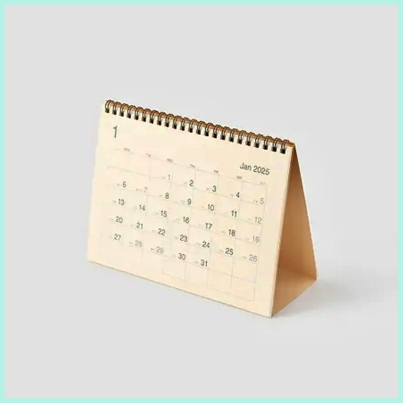 Muji Desk Calendar Medium size / 200x145mm | Shopee Philippines