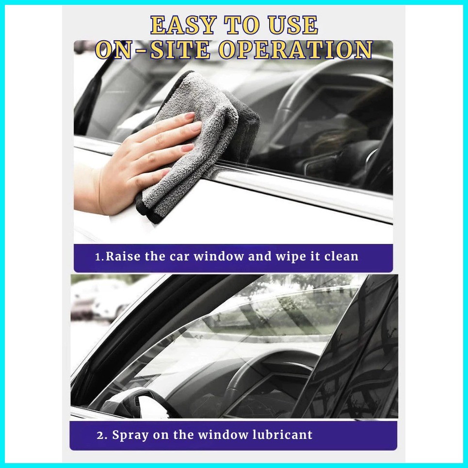 MOTEX 450ml Car Window Lubricant Car Door Noise Elimination Car Door ...
