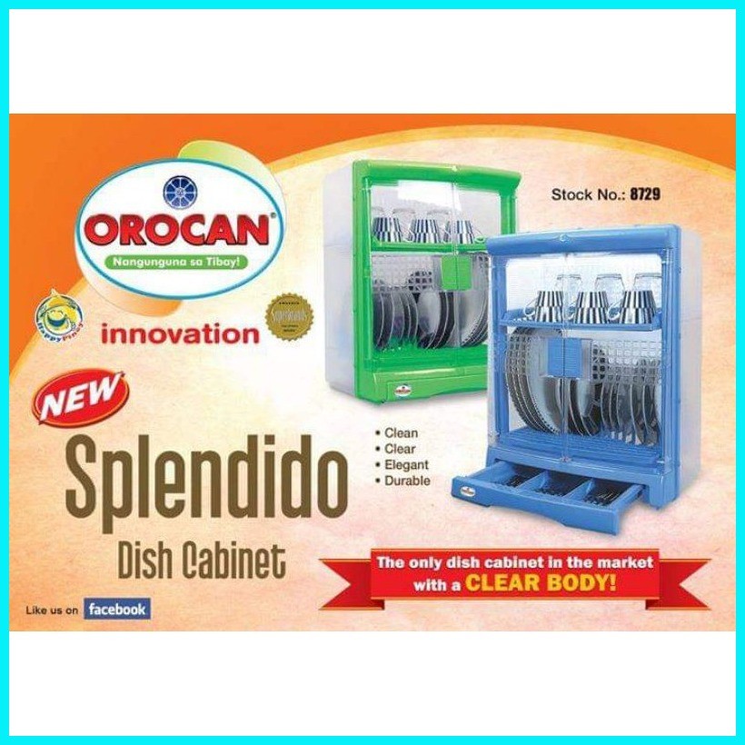 Orocan Splendido dish cabinet L- 44xW-34x H-57cm | Shopee Philippines