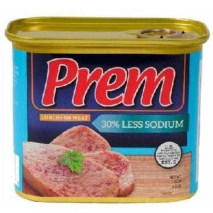 Prem Luncheon Meat Less Sodium 340G | Shopee Philippines