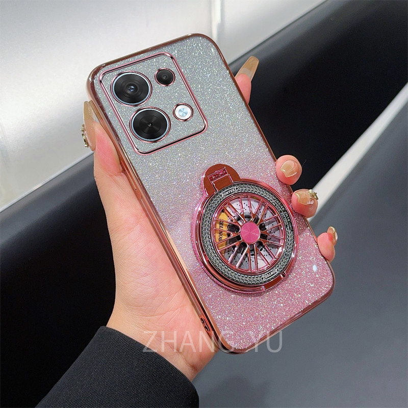 Casing Infinix Smart 7 phone case electroplated 3D turntable bracket ...