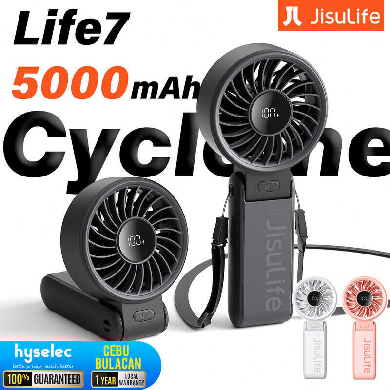 Jisulife Handheld Fan Life7 5000Mah 2024 Upgrade Fan Mobile ...