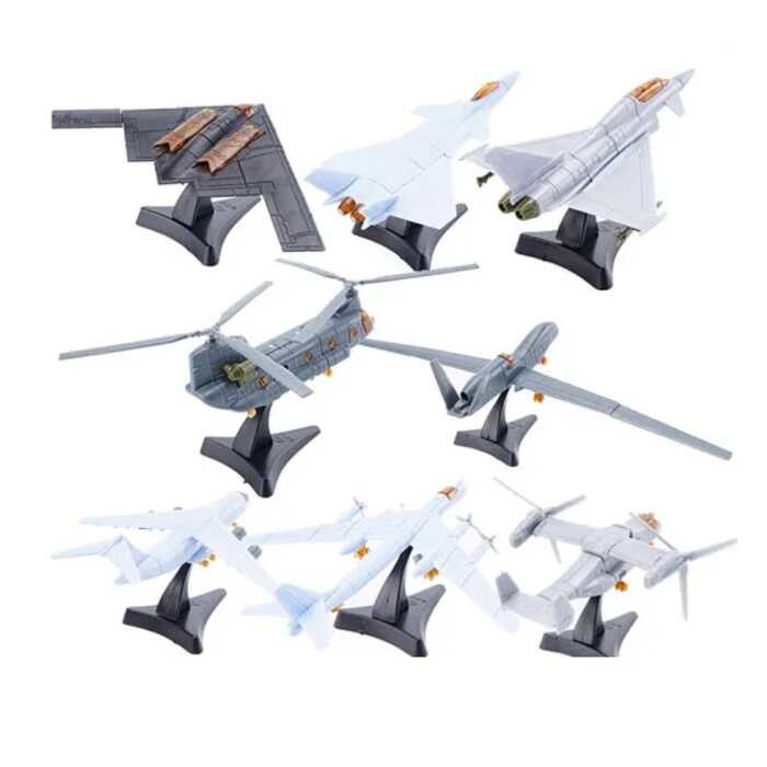 Xj 1:165 4D Plastic Assemble Model 3Rd Generation Aircraft J-20 Stealth ...