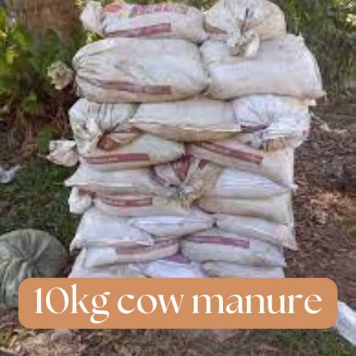 10kg Pure Dried Cow Manure Ready for Potting Mix Soil Organic ...