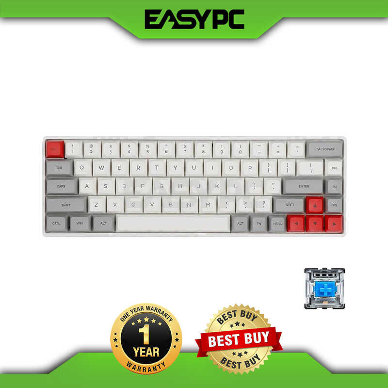 Gk68xs 68 Skyloong Keys Hot-Swap RGB Wireless / Wired Mechanical ...