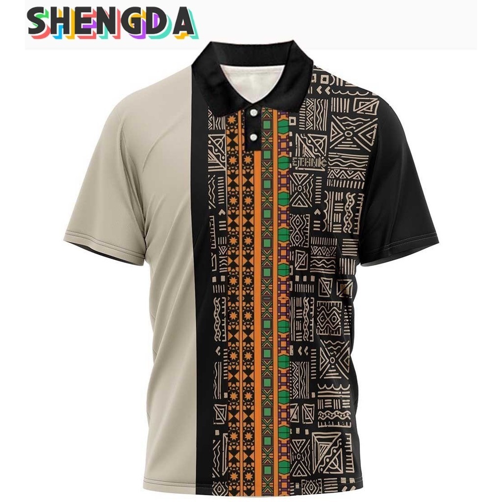 MODERN ETHNIC DESIGN FULL SUBLIMATION POLO （African Tribal T-shirt ...