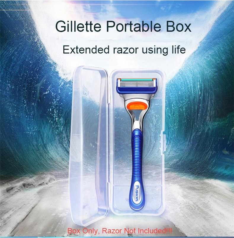 Razor Box Portable Food Grade PVC Waterproof Holder Storage Box for ...
