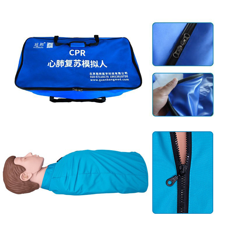 Half Body Adult CPR Manikin Nursing Mannequin Teaching Model First Aid ...
