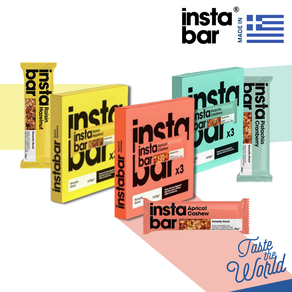 INSTABAR NUT FRUIT BAR 3X35G | Shopee Philippines
