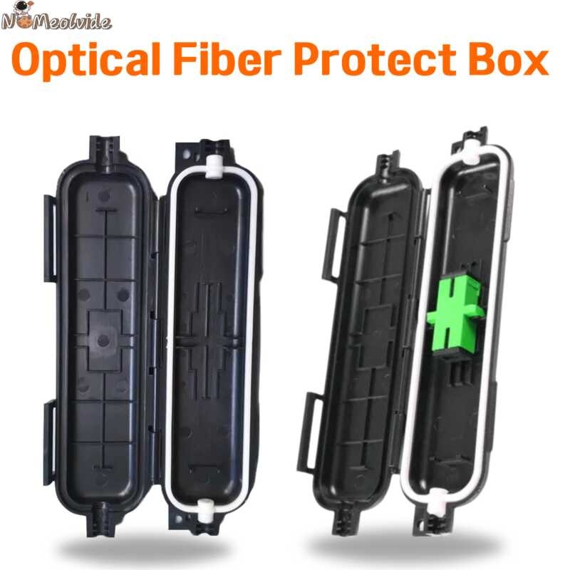 Fiber Sc Apc Protect Box White/Black Color Sc Apc Sm Ftth Fiber Accessories Fiber Drop Cable ...