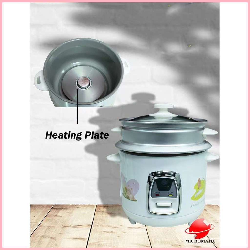 Micromatic MRC-5038 Rice Cooker (1.0L with steamer Rice Cooker) | Shopee Philippines