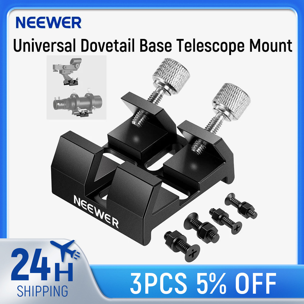 NEEWER Universal Dovetail Base Telescope Mount for Finder Scope Laser ...