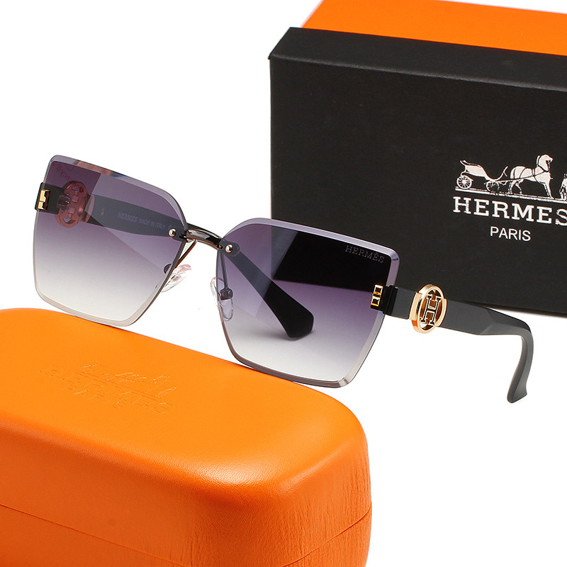 Mga Baso Ng Araw COD 2025 the new Rimless Sunglasses Unisex Korean ...